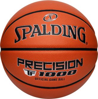 Spalding Precision TF-1000 Indoor-Spiel-Basketbälle, trockener Griff, Mikrofaser-Verbundstoff, gepolstert, High School genehmigt, Größe 7, 74,9 cm