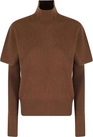 Federica Tosi Damen, Strickwaren, Braun, SGr&ouml;&szlig;e