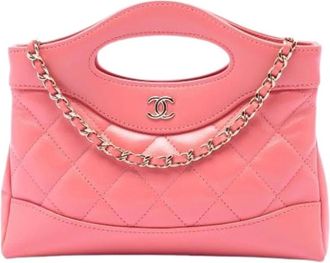 Chanel Sac bandouli&egrave;re vintage doccasion - Femme - Pre-owned - Rose - Taille: ONE Size