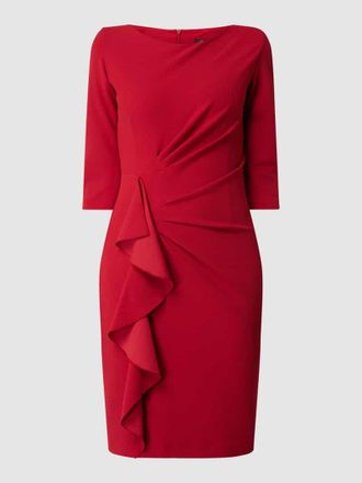 Paradi Cocktailkleid mit Volant und 3/4-Arm