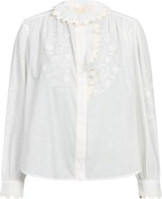 Louise Misha Chemise broderies fleurs en coton