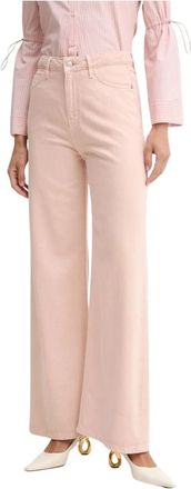 Guess Bellflower Wide Jeans - - Jeans - Damen - Rosa - W28 L32