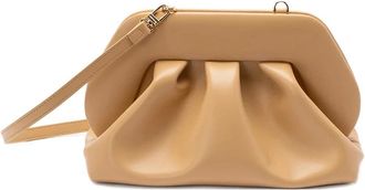 Themoir&egrave; Femme, Sacs, Beige, Taille: ONE Size Gathered Detail Clutch