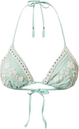 Twinset Femme, Maillots de bain, Vert, Taille: 85B FR Bikini Triangolo + Tanga