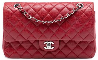 Chanel Hobo Bags - Medium Classic Caviar Double Flap - Gr. unisize - in Rot - f&uuml;r Damen