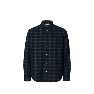 Selected Chemise col classique &agrave; carreaux en coton