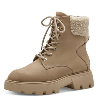 Tamaris Damen Combat Boots, Frauen Stiefeletten,warm gefüttert,uebergangsstiefel,schnürstiefel,Winterstiefel,Winterschuhe,warm,Camel,39 EU