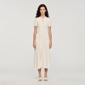 Sandro Robe longue en maille