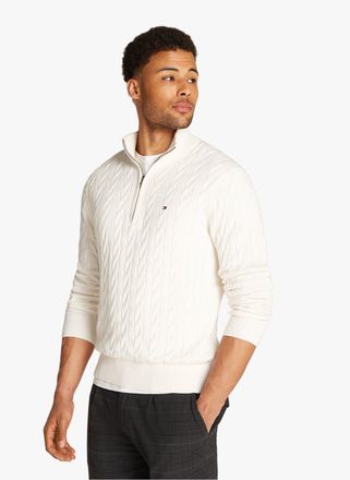 Tommy Hilfiger Pull torsad&eacute; en maille