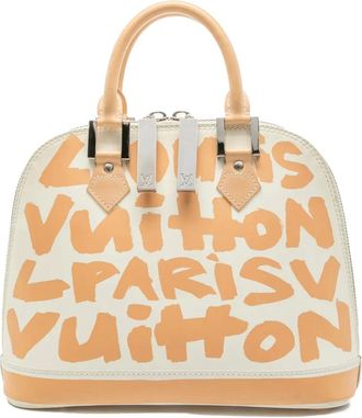 Louis Vuitton 2001 Stephen Sprouse Graffiti Alma MM handbag - Blanc