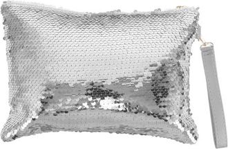 Beaupretty Hohopeti Pochette de Soir&eacute;e Argent&eacute;e R&eacute;tro &agrave; Sequins Paquet &agrave; Main Vintage pour Femme Mini Format Compact Pochette Scintillante Mariage Bal Soir&eacute;e Hab