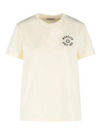 Moncler T-Shirt - Cr&egrave;me