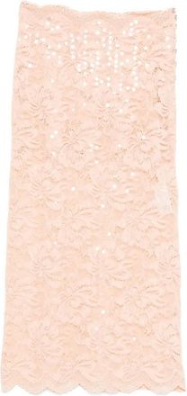 Paco Rabanne Jupe Midi - Couleur Chair