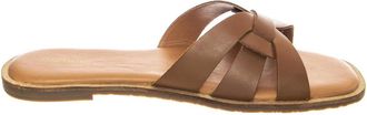 Barbour Femme, Chaussures, Brun, Taille: 34 EU Mule en cuir tress&eacute;