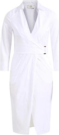 Elisabetta Franchi Femme, Robes, Blanc, Taille: 38 FR Combinaisons
