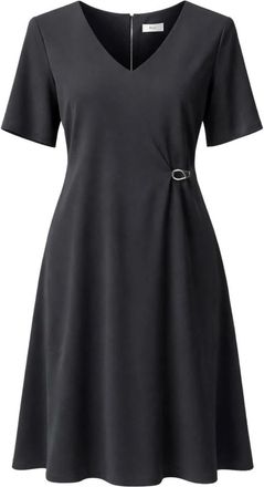 Herno Kleid mit halbem &Auml;rmel - - Dresses - Damen - Schwarzk - L