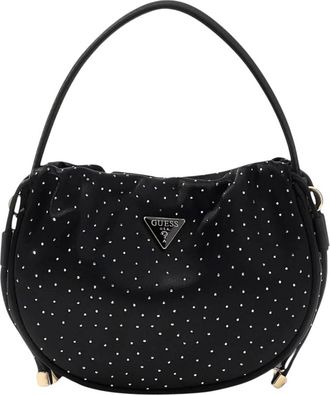 Guess Femme, Sacs, Noir, Taille: ONE Size Elsie Rhinestones Mini Handbag