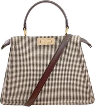Fendi Pre-owned Vintage Canvas Handtasche - - Pre-owned - Damen - Beige - ONE SIZE