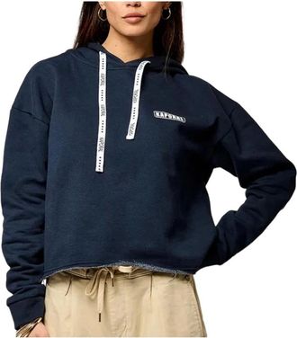 Kaporal Femme, Sweatshirts et sweats &agrave; capuche, Bleu, Taille: 38 FR Sweat &agrave; capuche