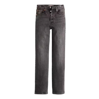 Levi's Femme, Jeans, Gris, Taille: W32 L32 Jean taille haute coupe droite