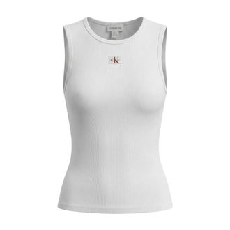 Calvin Klein &Auml;rmelloses Top - - Tops - Damen - Wei&szlig; - L