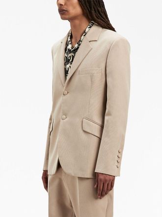 Palm Angels Viscose Blazer - Beige