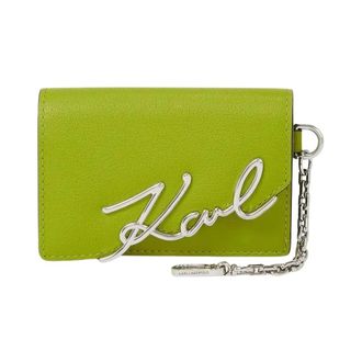 Karl Lagerfeld Petit portefeuille K/Signature - Femme - Accessoires - Vert - Taille: ONE Size