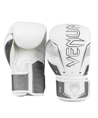 Venum Elite Evo Boxhandschuhe - Grau,Wei&szlig; - 10 Oz