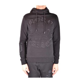 Philipp Plein Stylischer Hoodie - - Sweatshirts & Hoodies - Herren - Schwarzk - L