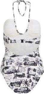 Karl Lagerfeld Maillot de bain 1 pi&egrave;ce imprim&eacute; &agrave; nouer