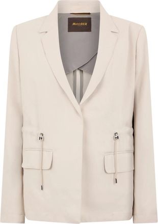 Moorer Femme, Vestes, Beige, Taille: 42 FR Vestes