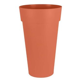 Eda Blumentopf, hoch, XXL, Toskana, &Oslash; 48 cm, Volumen 90 l, &Oslash; 48 x H.80 cm, Orange
