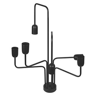 Ledvance Ledvance Vintage Edition 1906, Deckenleuchte mit E27 Sockel, Gewinkelte Rohre, Ohne Leuchtmittel, Pipe Angled, 4058075217041, Schwarz