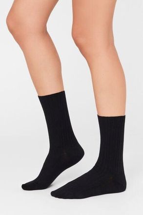 Calzedonia Socken Mit Unregelm&auml;&szlig;igem Rippmuster Schwarz