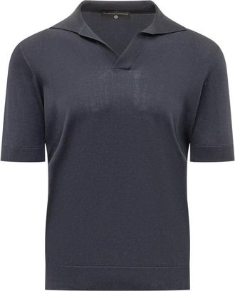 FILIPPO DE LAURENTIIS Homme, Tops, Bleu, Taille: 4XL Polo MC Skipper