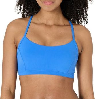 Amazon Essentials Soutien-Gorge de Sport et de Yoga Active FormFlex Ultra Doux, Bretelles Fines en Y dans le Dos, Soutien Léger Femme, Bleu Océan, XXL