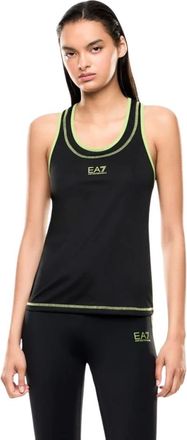 Emporio Armani Emporio Armani Ea7, Femme, Sport, Noir, Taille: 40 FR Dynamic Athlete Tank Top