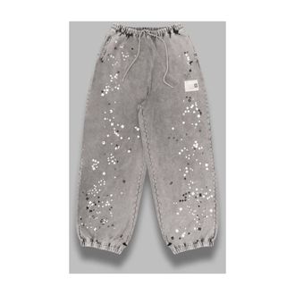 Miharayasuhiro Mihara Yasuhiro, Homme, Pantalons, Gris, Taille: M Pantalon D&eacute;color&eacute; Orn&eacute;