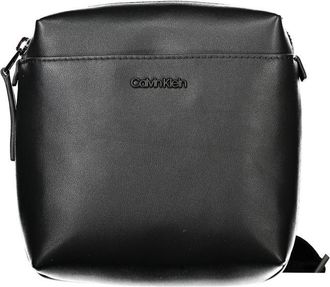 Calvin Klein Nero Poliurethan Herren Umh&auml;ngetasche
