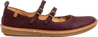 El Naturalista N5348 Koralle, Flache Schuhe Mary Jane für Damen, Brombeere, Größe 36, Violett, 36 EU