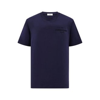 Ferragamo T-Shirt - - Tops - Herren - Blau - L