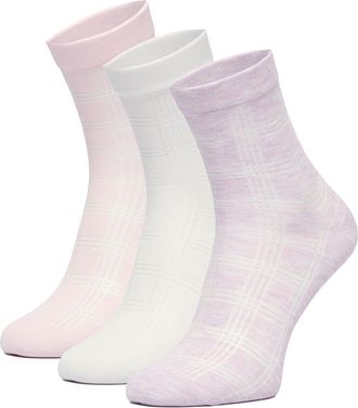 Nine West Kurze Socken Nine West CEO_BR_NW_25079_W_AW25 (3 PACK) Rosa