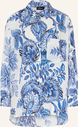 Grace Grace Hemdbluse Aus Satin blau
