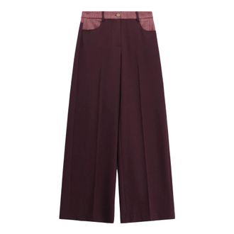 Imperial Pantalone - - Trousers - Damen - Lila - L