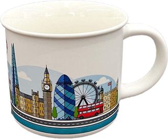 Puckator London Icons Fine-Rimmed Porcelain Mug