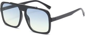 Generic Lunettes De Soleil Polaris&eacute;es For Hommes Et Femmes, Monture Large, Style Tendance, Id&eacute;ales For Les Photos En Ext&eacute;rieur Et Les F&ecirc;tes.(Blue)