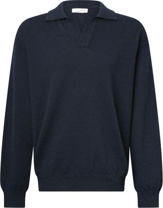 Roberto Collina Homme, Pulls, Bleu, Taille: L V-neck Tricots