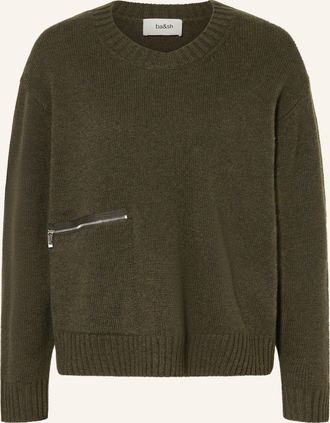 BA&SH Ba&Sh Cashmere-Pullover Cesnik gruen