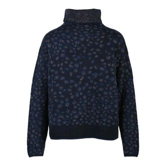 Alessia Santi Femme, Pulls, Bleu, Taille: 38 FR Maglia collo alto