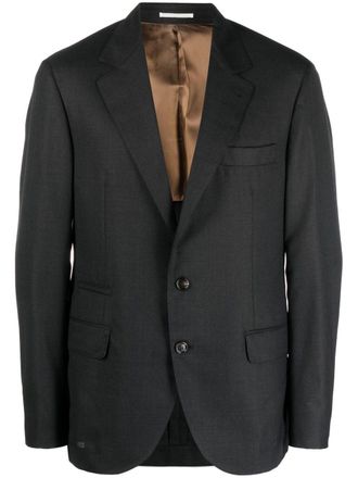 Brunello Cucinelli Sakko mit fallendem Revers - Grau